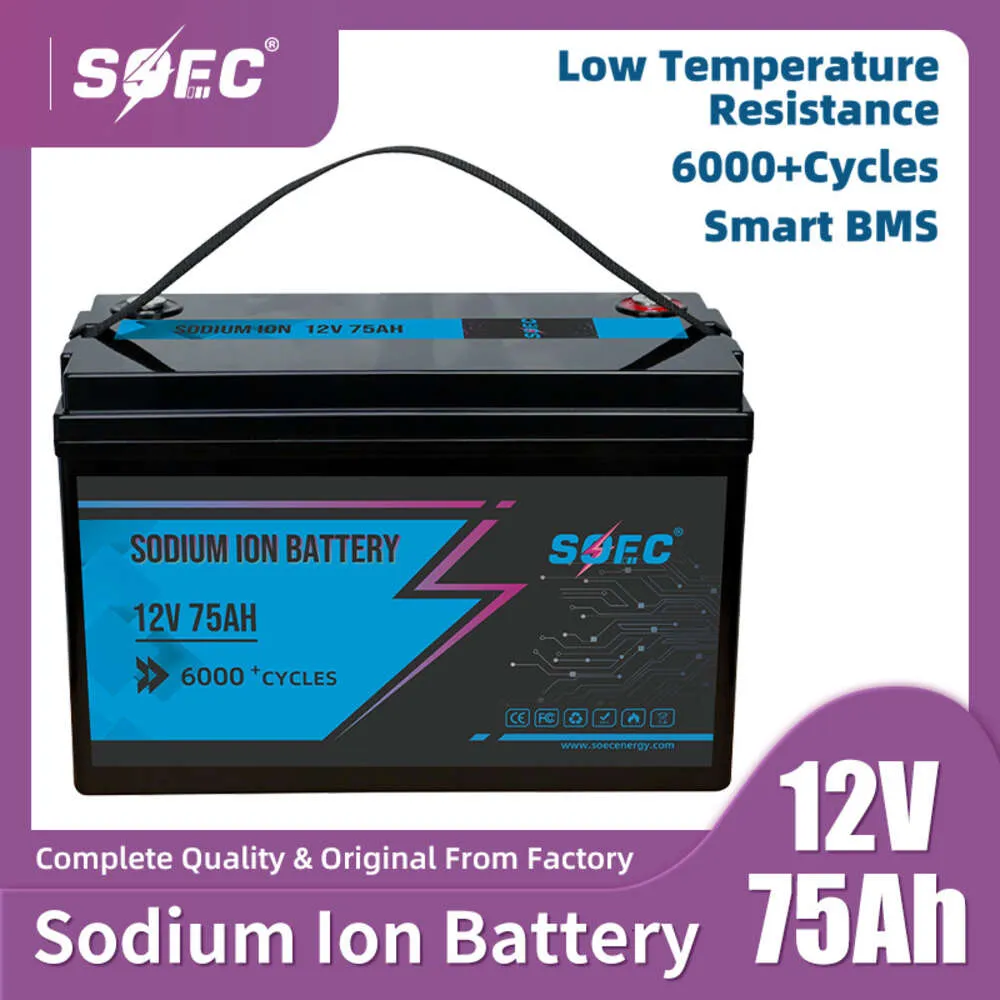 SOEC 12V 75AH Sodium Ion Deep Cycle Solar Exide Battery 150ah Price ...