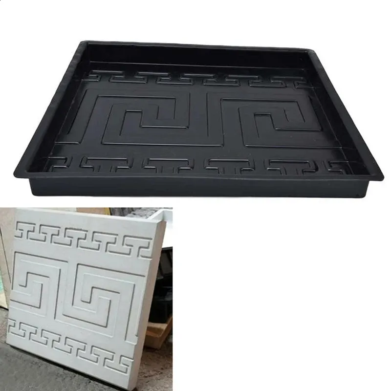 Reusable Plastic Floor Tile Molds For DIY Garden Path Pavement ...