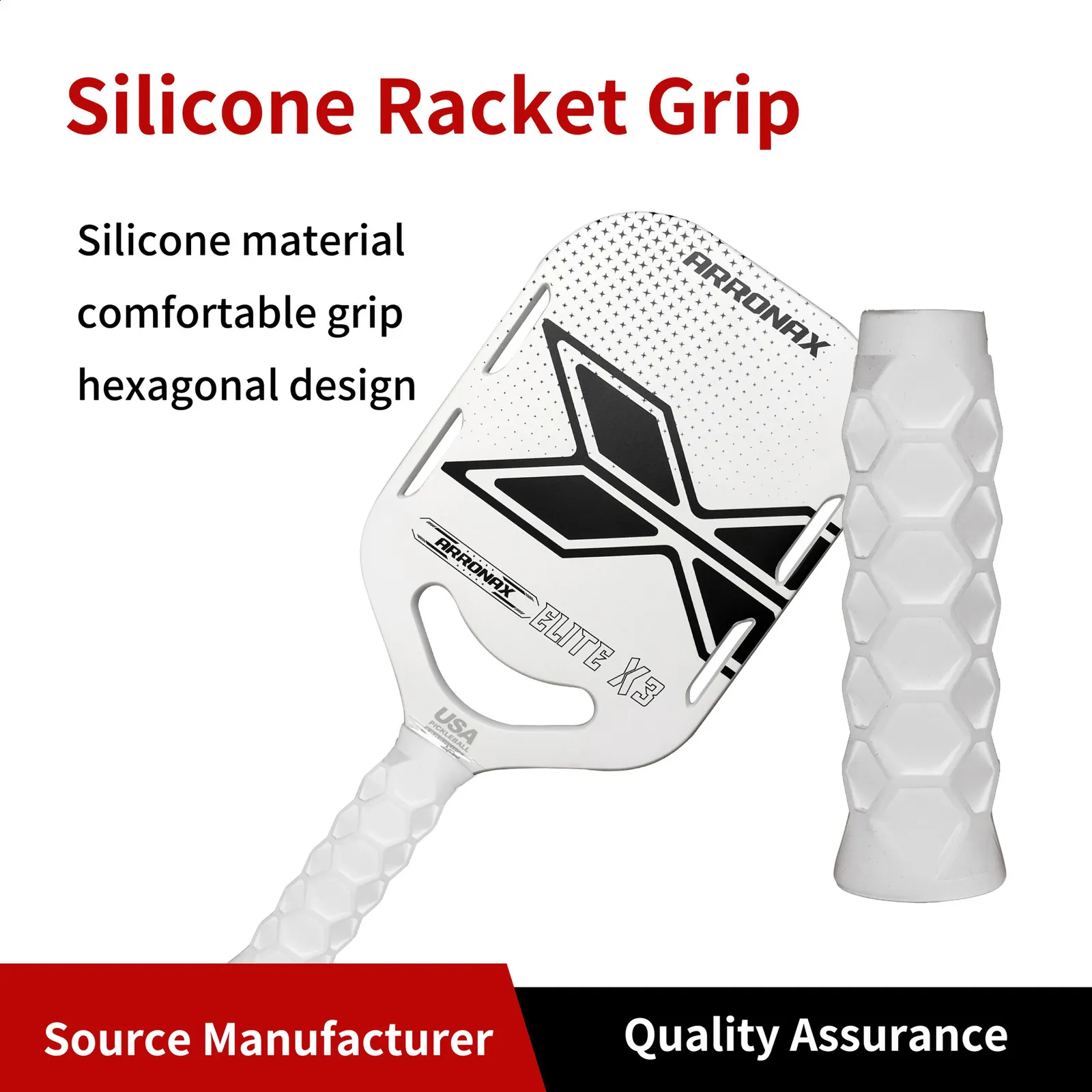 Silica Gel Overgrip for Padel, Beach Tennis, and...