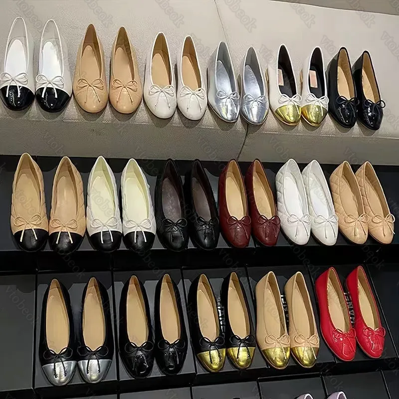 Designer Quilted Ballet Flat Dance loafers for women with Genuine ...