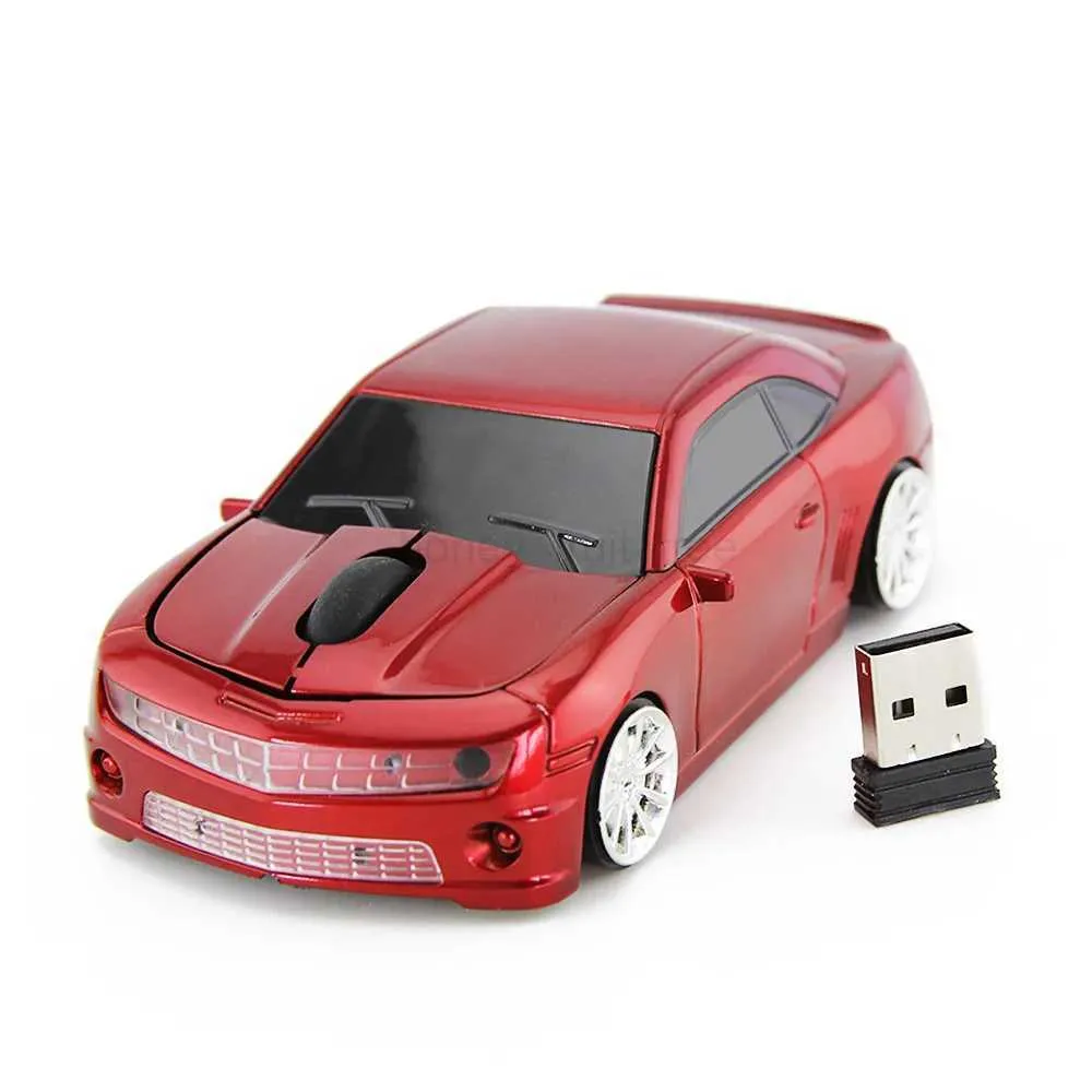 3D Race Car Shaped Optical Wireless Gaming Mouse - 1600 DPI Mini ...