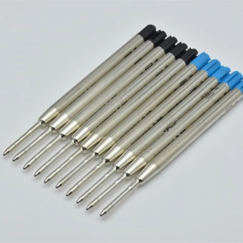 Ballpoint Pen Refills 12 Pack 0.7mm Black/Blue Ink, Ultra Smooth ...