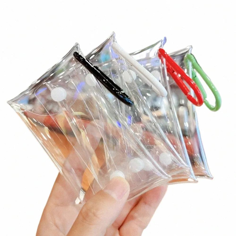 DHgate.com:Clear PVC Coin Purse with Keychain - Transparent Thicken ...