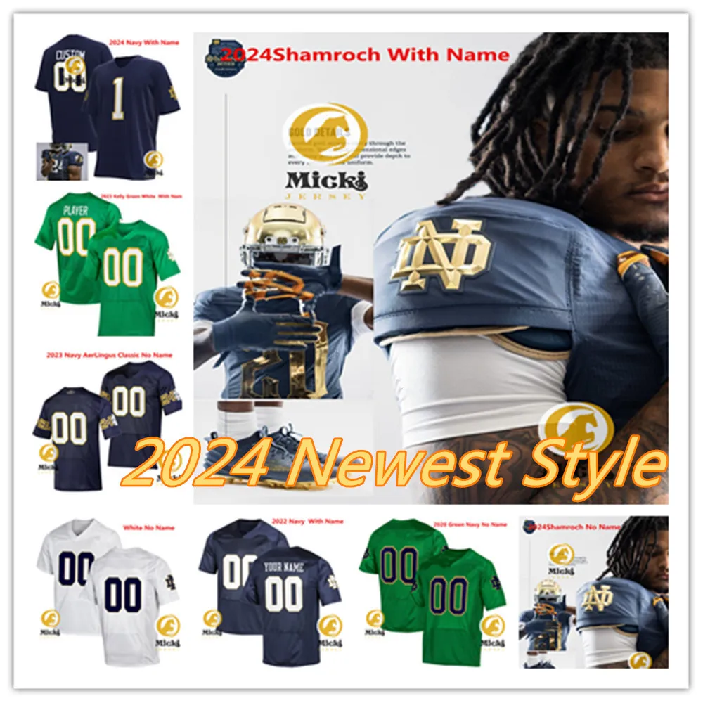 Notre Dame Football Jersey Collegiate Team Replica For Fighting Irish ...