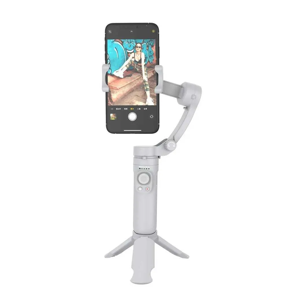 NEW Foldable 3 Axis Gimbal Handheld Stabilizer Selfie Stick Vlog Anti ...