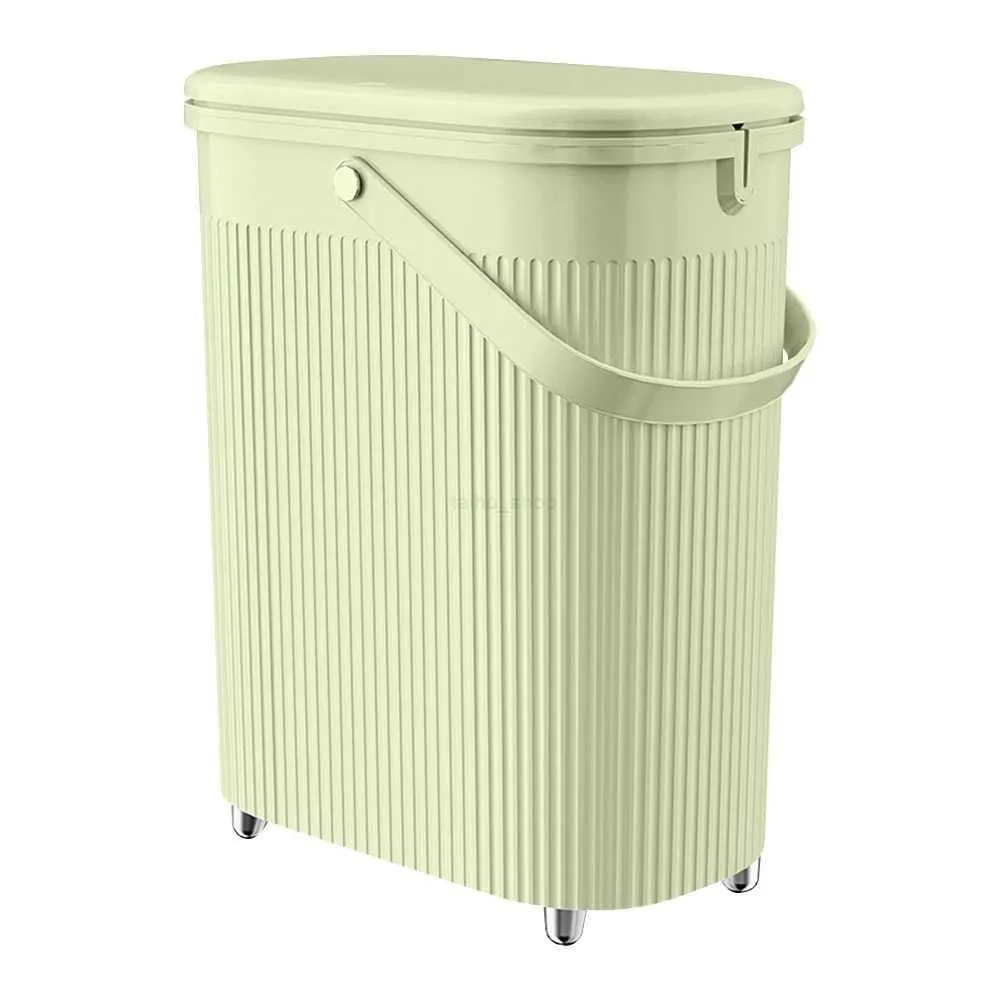 Narrow Garbage Bin Garbage Bucket Large Capacity Sealed Garbage Can With Lid Handle Trash Bin Bathroom AccessoriesB240726 From 6 72 DHgate