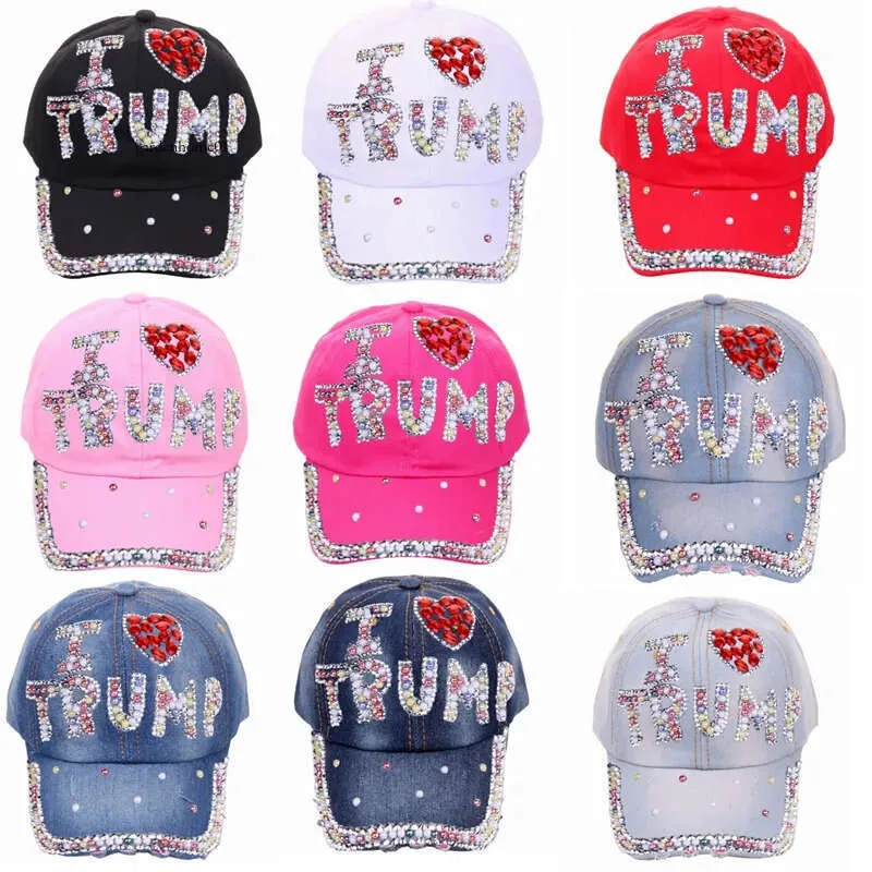 Adjustable USA Flag Cowboy Vintage Trucker Hats For 2024 America ...