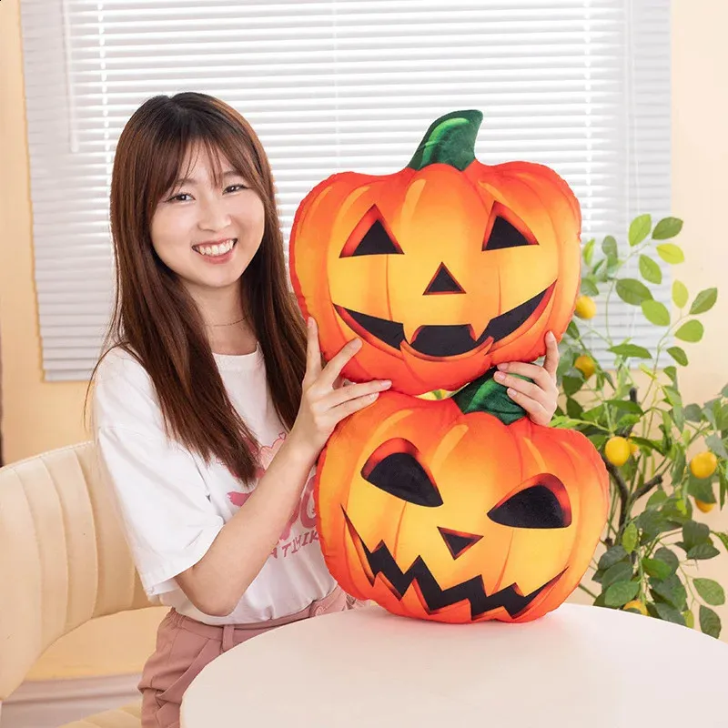 Caricature D'Halloween Spoof Pumpkin Sorcière En Peluche Jouet À La ...