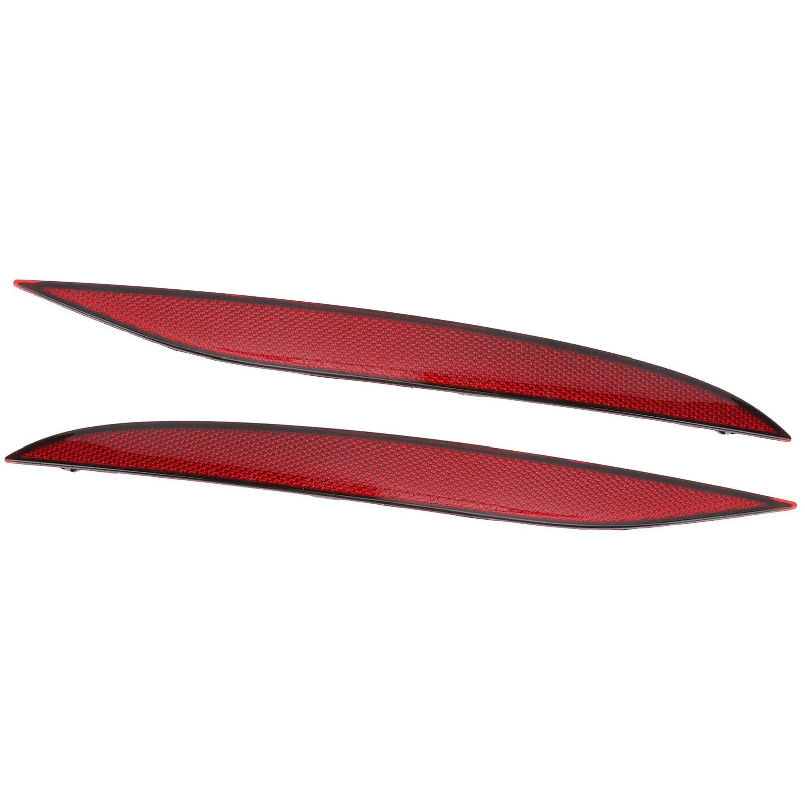 Rear Bumper Reflector Red Bumper Tail Side Reflector Panel Replacement ...