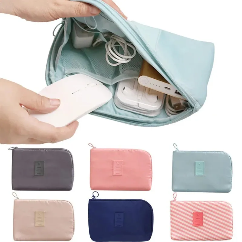 Cable Storage Bag Waterproof Digital Electronic Organizer, Portable Usb ...
