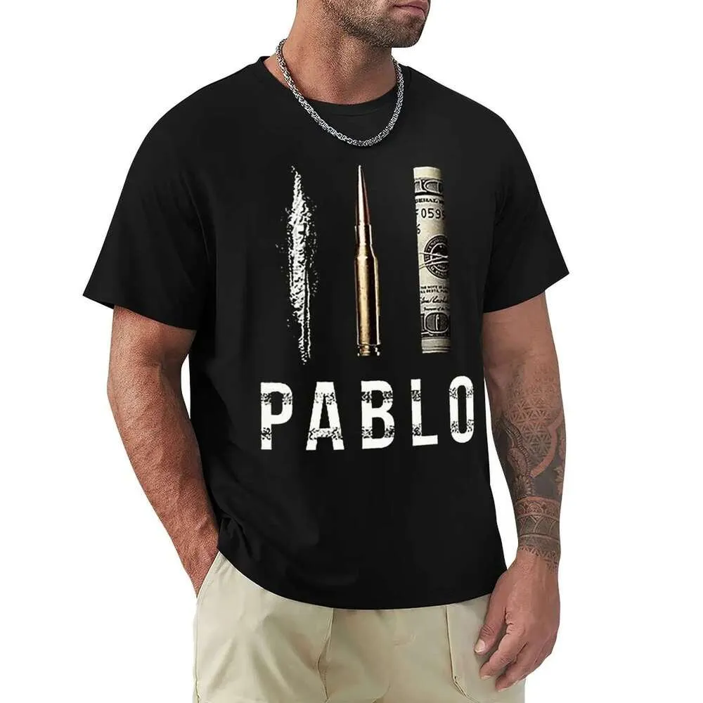 Pablo Escobar Money Print Mens Cotton Neil Barrett T Shirt Oversized ...