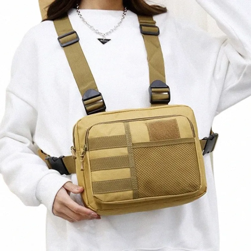 Multi Functi Tactical Vest Unisex Chest Rig Bag Fi Mens Hip Hop ...