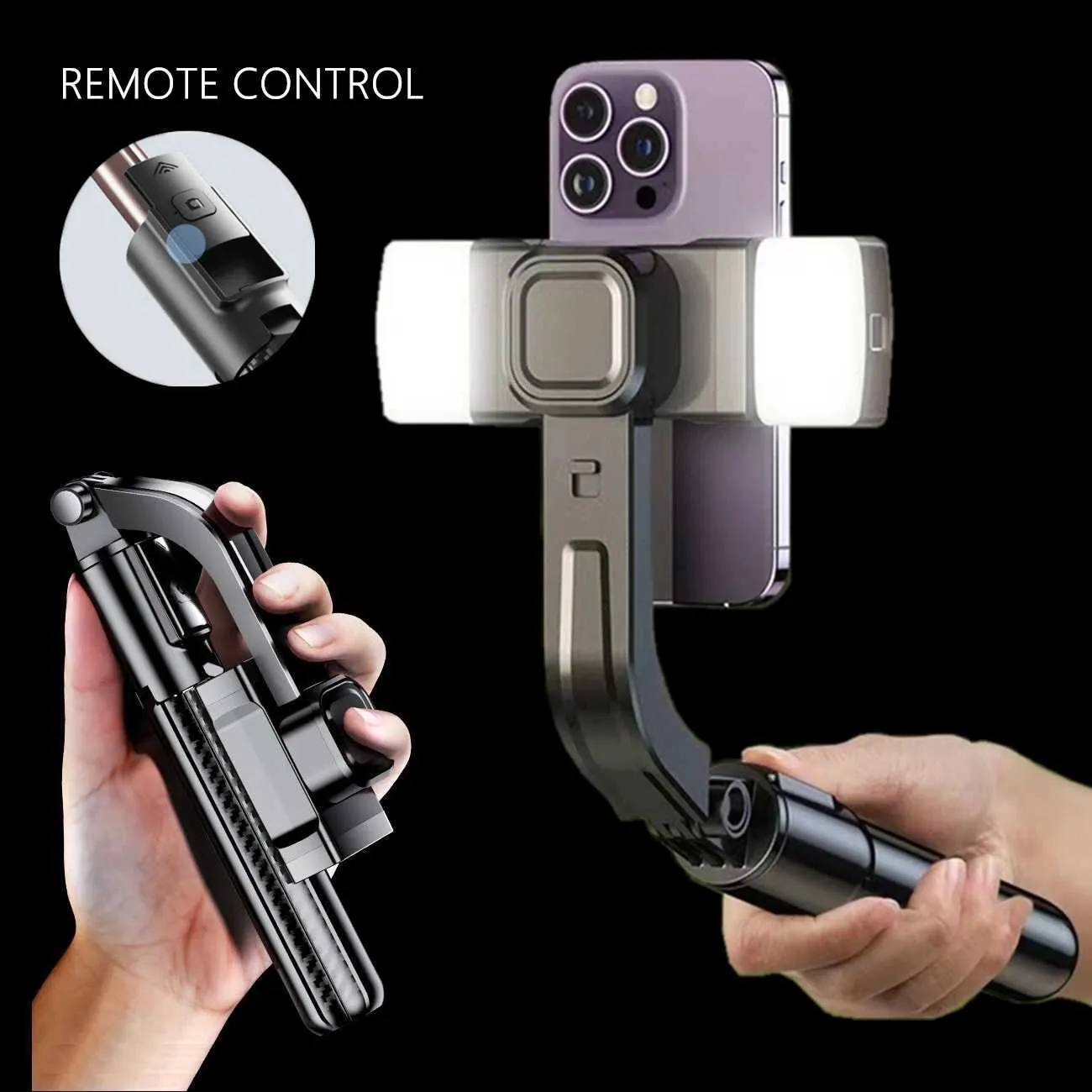 Portable Phone Stabilizer Tripod Selfie Stick - Wireless & Mountable ...