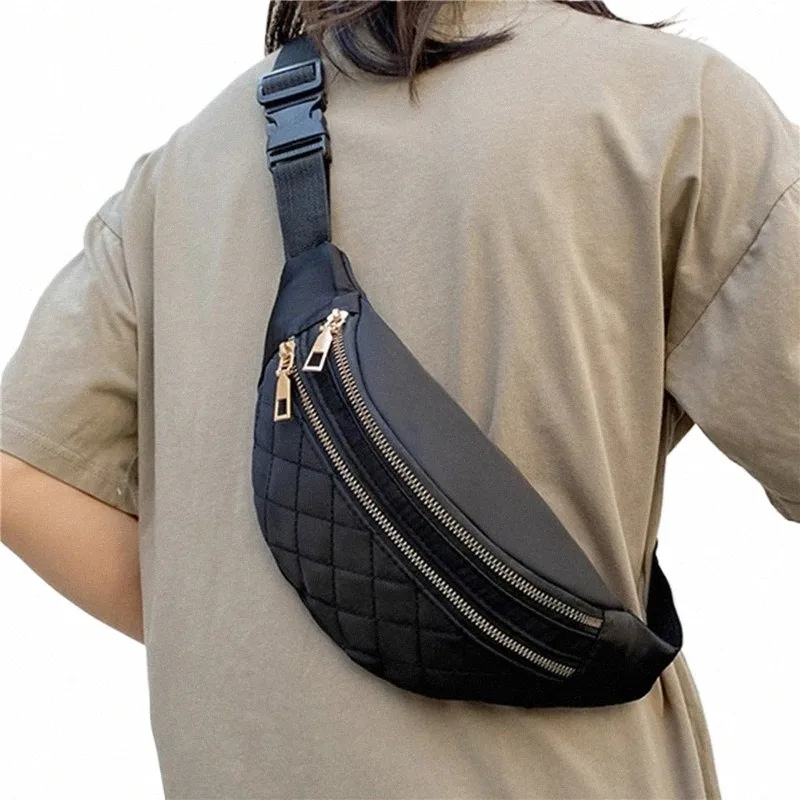 Outdoor Waterproof Sports Waist Pack with Zipper for Women, Jogging ...