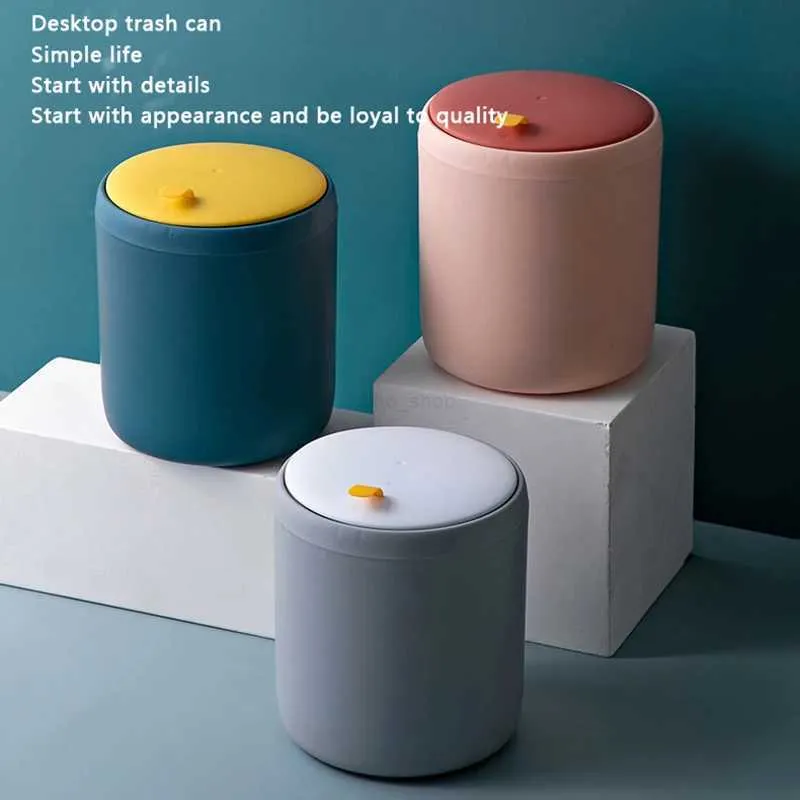 Bk240726 Mini Waste Bins For Desktop Plastic Office Trash Cans For Home ...