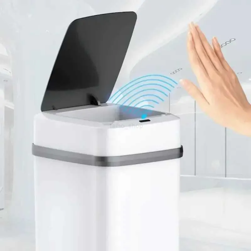Kitchen Trash Bin 13L Bathroom Touch Trash Can In The... From Taiho ...