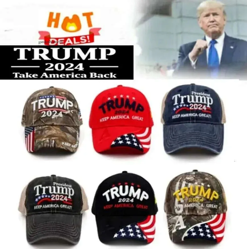 Donald Trump 2024 Hat Camouflage Usa Flag Baseball Hats Kag Make ...