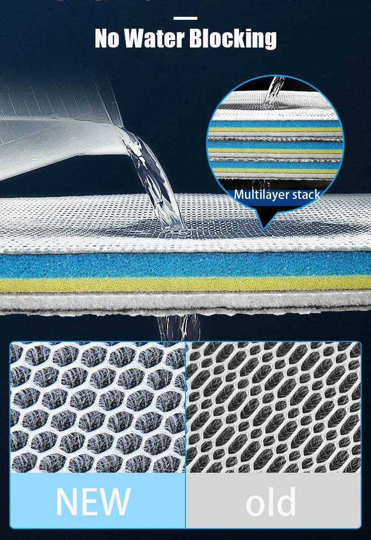 12D Aquarium Media Bio Sponge 12-Layer Bamboo High-Density Fish Tank ...