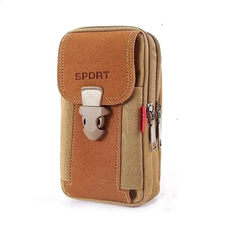 Large Capacity Men's Sports Waist Bag: Expandable Coin Purse, Phone ...