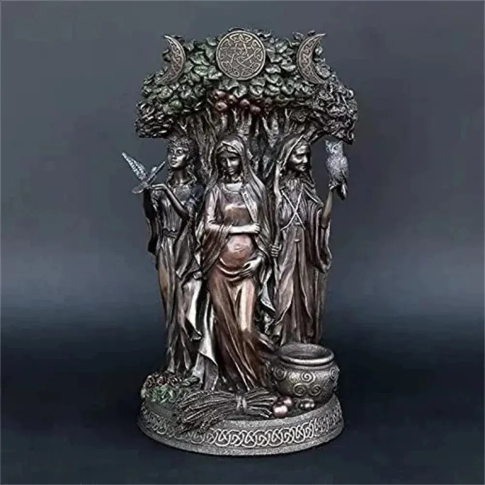 Statues Of Hecate Resin Greek Goddess Figurine Ancient Deity Sculpture ...