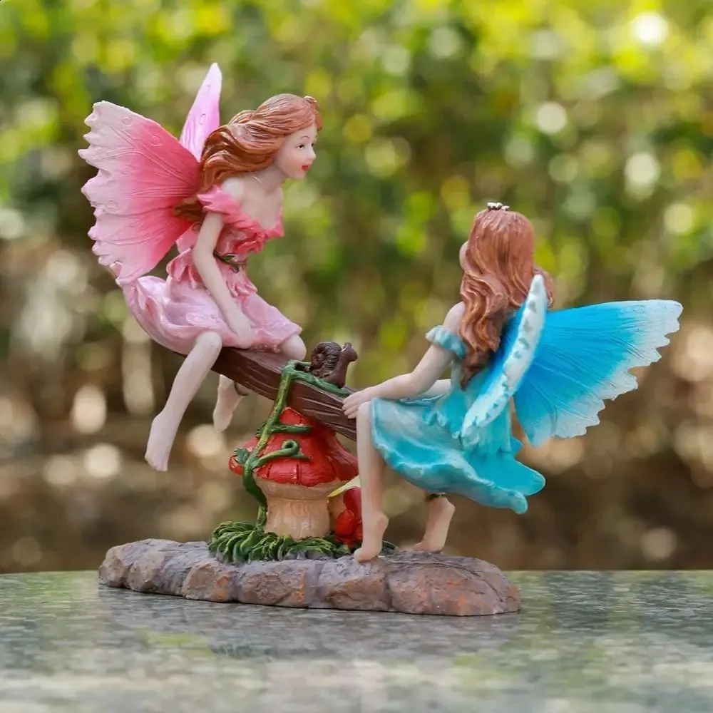 Fairy Sculptures: Charming Miniature Fairy Garden Accessories, Resin ...