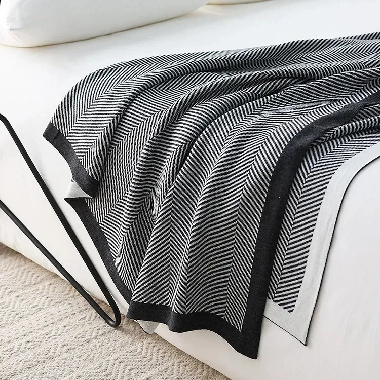Premium Knitted Throw Blanket - Queen Size & Versatile, Shop Now! from ...