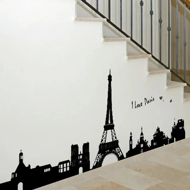 DHgate.com:Paris Tower DecalRemovable Plastic Wall Stickers for Kids ...