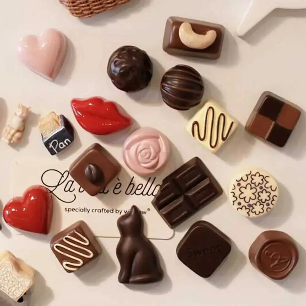Cute Chocolate Food Fridge Magnets - Realistic Simulation, Home Decor ...