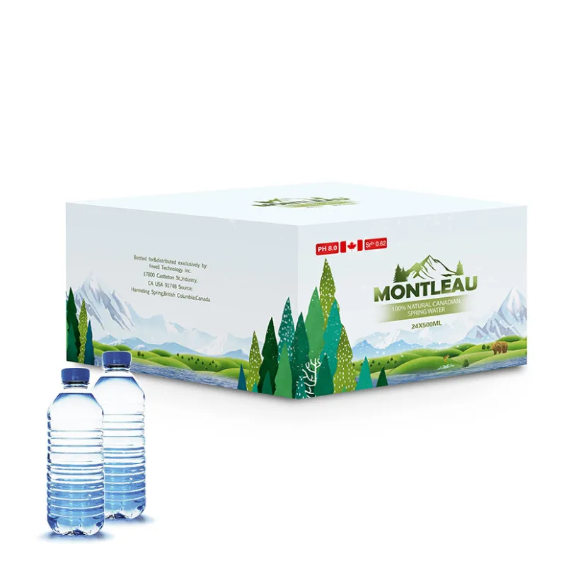 Custom Printed Cardboard Beverage Packaging Boxes for Mineral Water ...