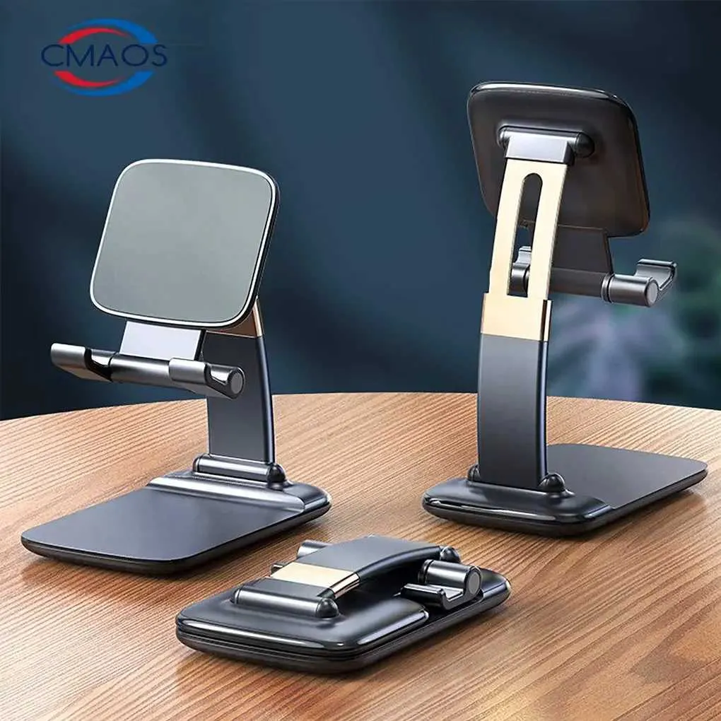 Foldable Desktop Cell Phone Holder for Desk - Adjustable Tablet Stand ...