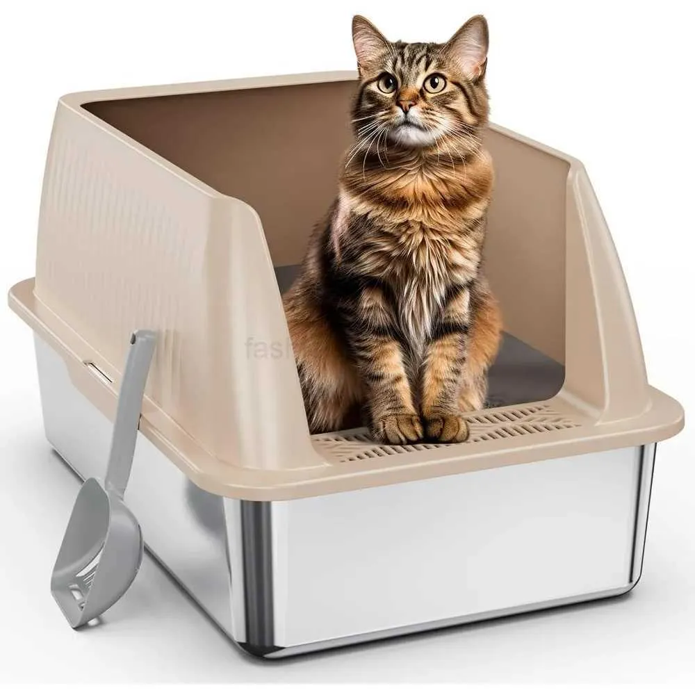 XL Steel Lighter Box With High Side Lid For Small And Large Cat Litter ...