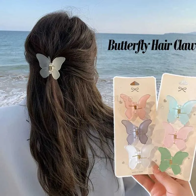 Elegant Butterfly Hair Clips: Matte Finish, Secure Hold - Shop Now for ...