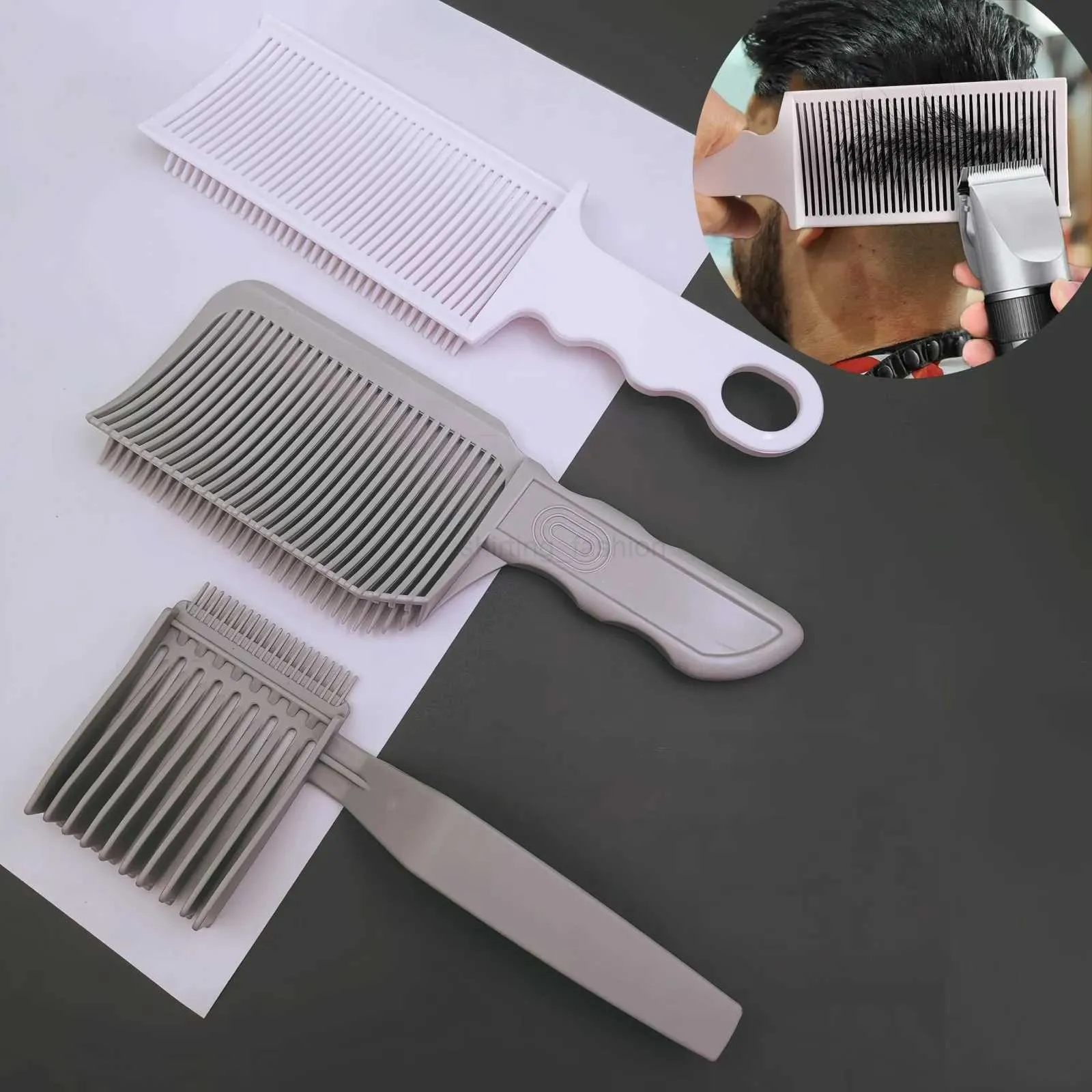 Barber Fading Styling Comb Clipper Blending Flat Top... From Shirting ...