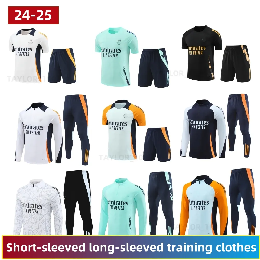 24 25 ReAls MaDrIDs BELLINGHAM VINI JR Soccer Tracksuit Men And Kids ...