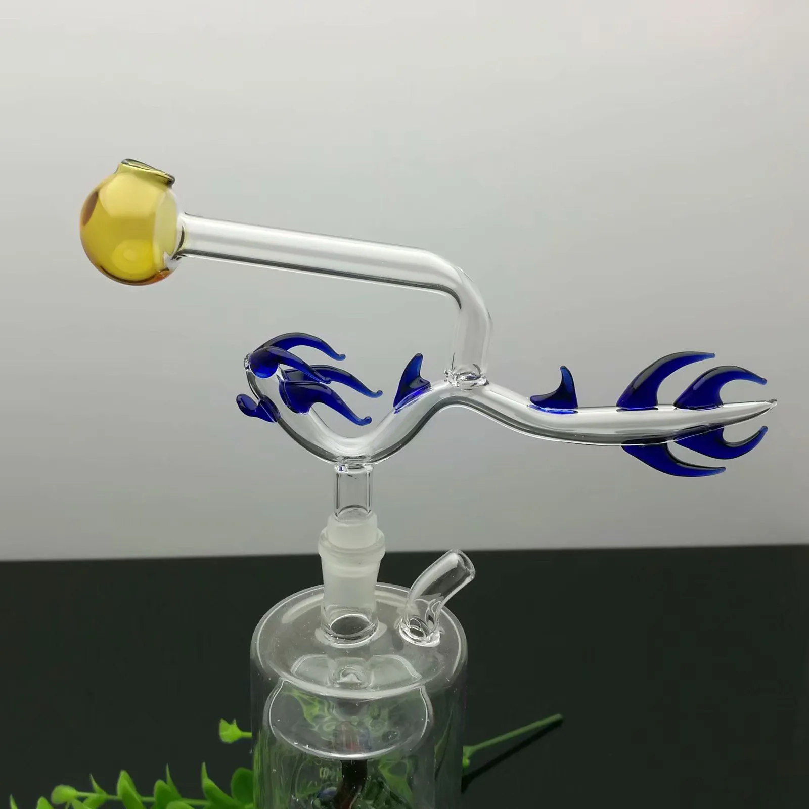 Classic Glass Bong Water Pipe With Oil Burner And Glass Bowls For ...