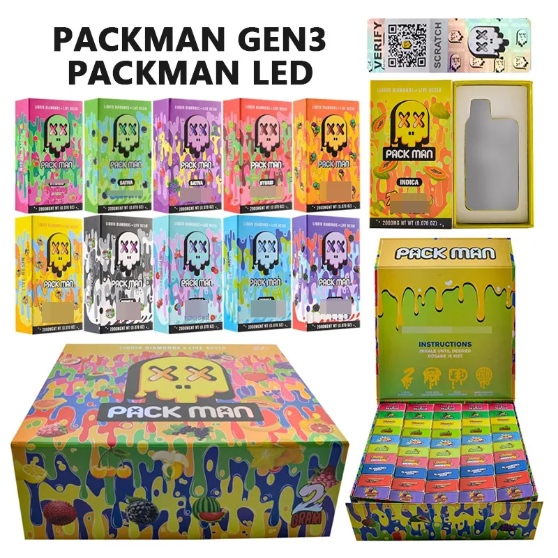 Wholesale Melt Pac Man Packman LED Screen Retail Merchandising Box With ...