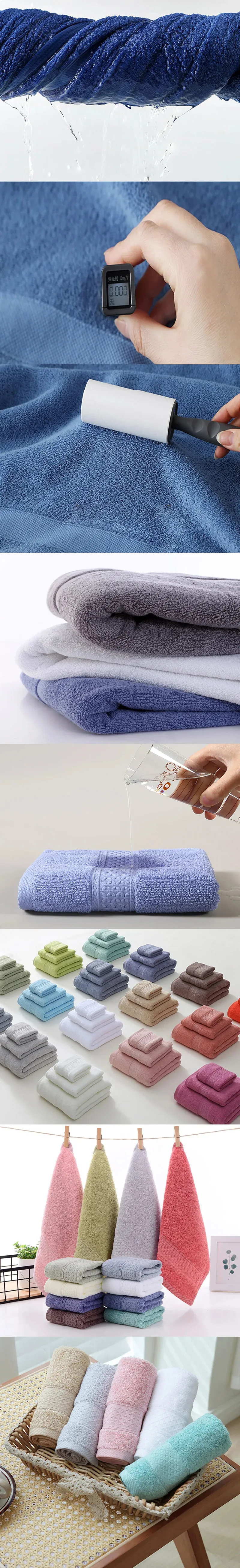 Pure Cotton Bath Hand Towel Roll Soft Absorbent for Children 5 oz from ...