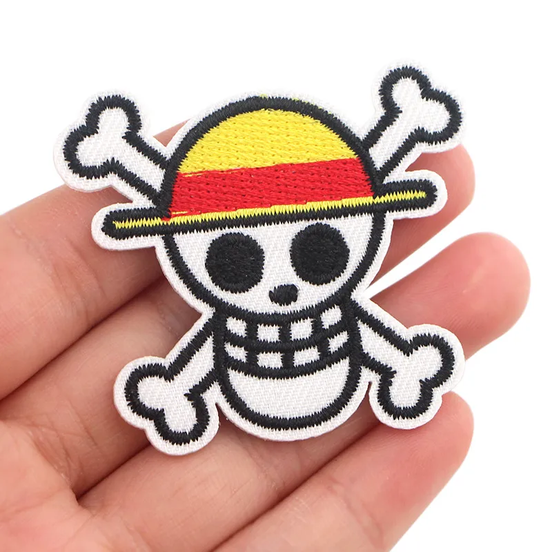 Anime Embroidery Patch Japanese One Piece Characters No-Sew Iron-On ...