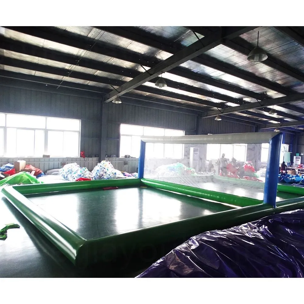 Outdoor Commercial Floating Water Sports Game: Inflatable Volleyball ...