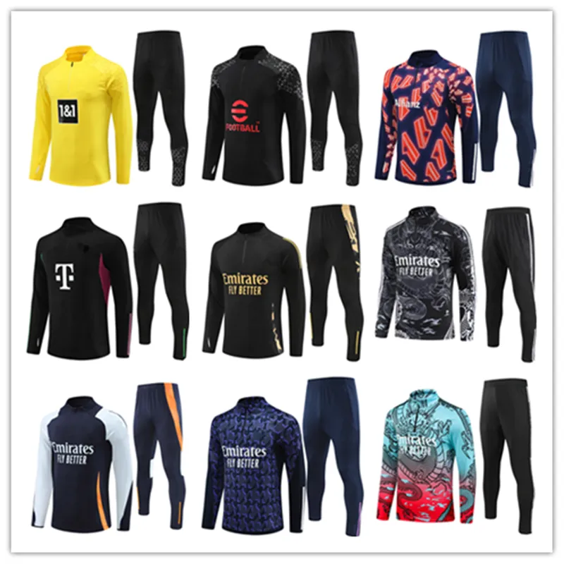 Retro Soccer Kits Jerseys For Men And Kids Designer Tracksuit With Foot ...