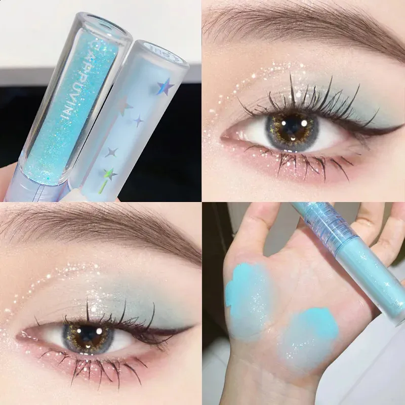 Liquid Eyeshadow Duo: Matte, Sequins, & Pearlescent Silkworm ...