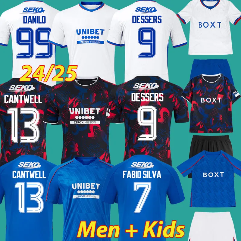 Rangers Soccer Shirts 2022 2025 | Home & Away | Featuring YILMAZ, FABIO ...
