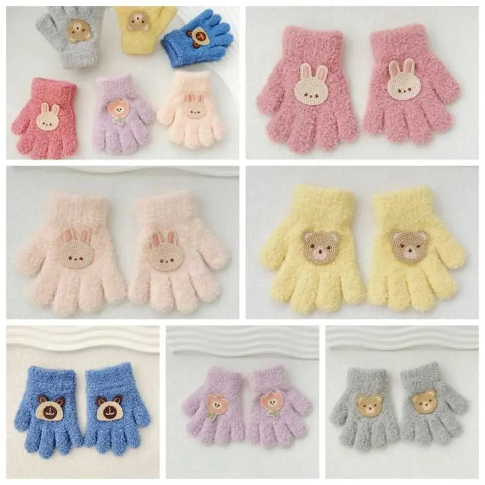 DHgate.com:Ultra-Soft Knitted Baby Gloves: Warm Winter Thicken Full ...