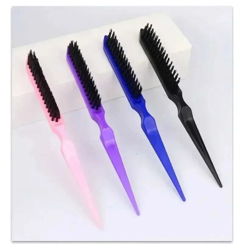 Professional Hair Teasing Brush & Comb Set - Slim Line Styling Tool for ...