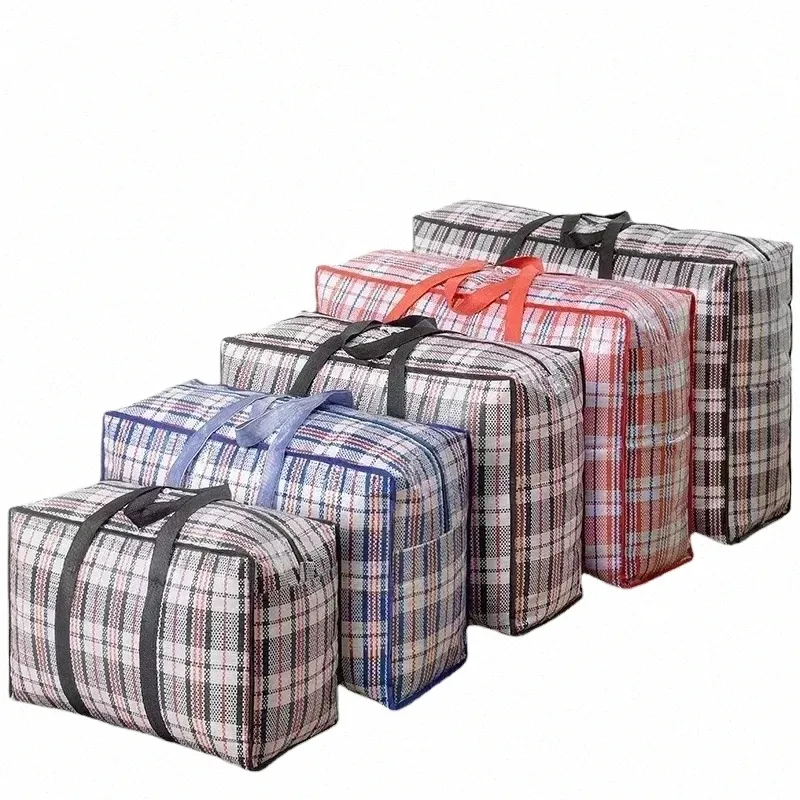Large Capacity Woven Storage Bag - Multifunctional Moving & Packing Bag ...