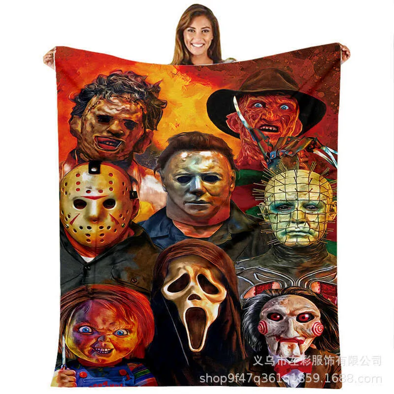 Halloween Horror Movie 3D Printed Flannel Blanket ... From Humama, $17. ...