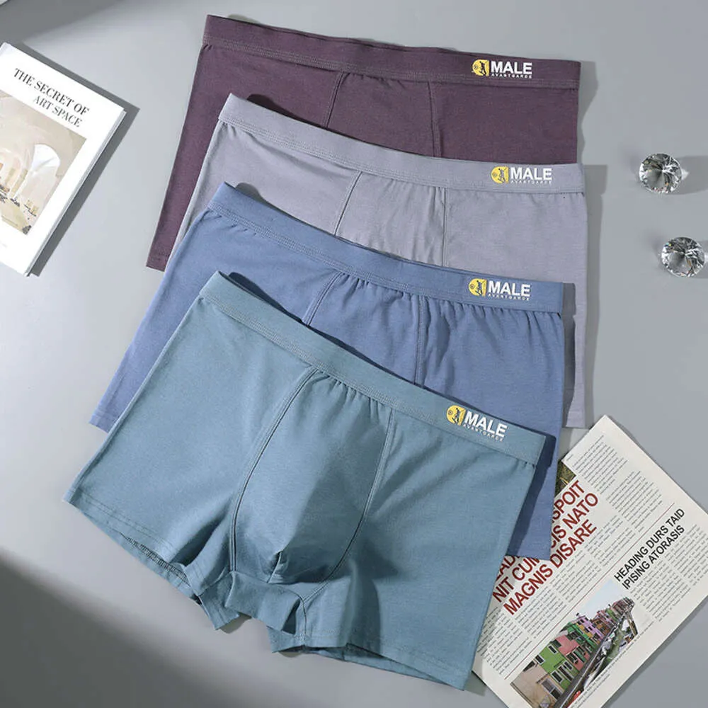 New Cotton 3D Printed Underwear Mens Seamless Four Corner Pants Boxer ...