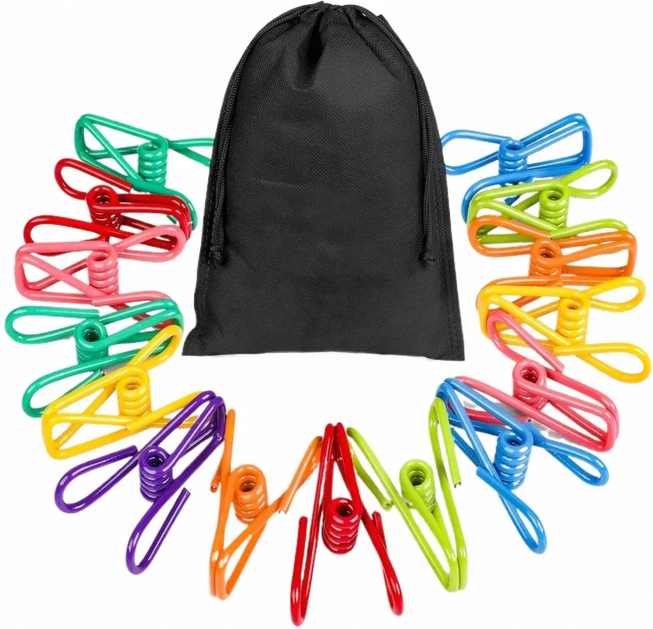 Colorful PVC Sealing Plastic Bag Clips Amazon 2 Inch Coated For Food ...