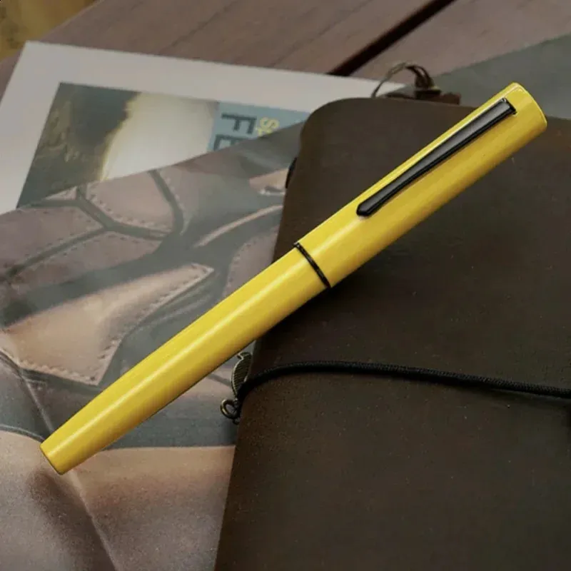 Wholesale Hongdian C1 Classical Yellow Fountain Pen Metal Explorer ...