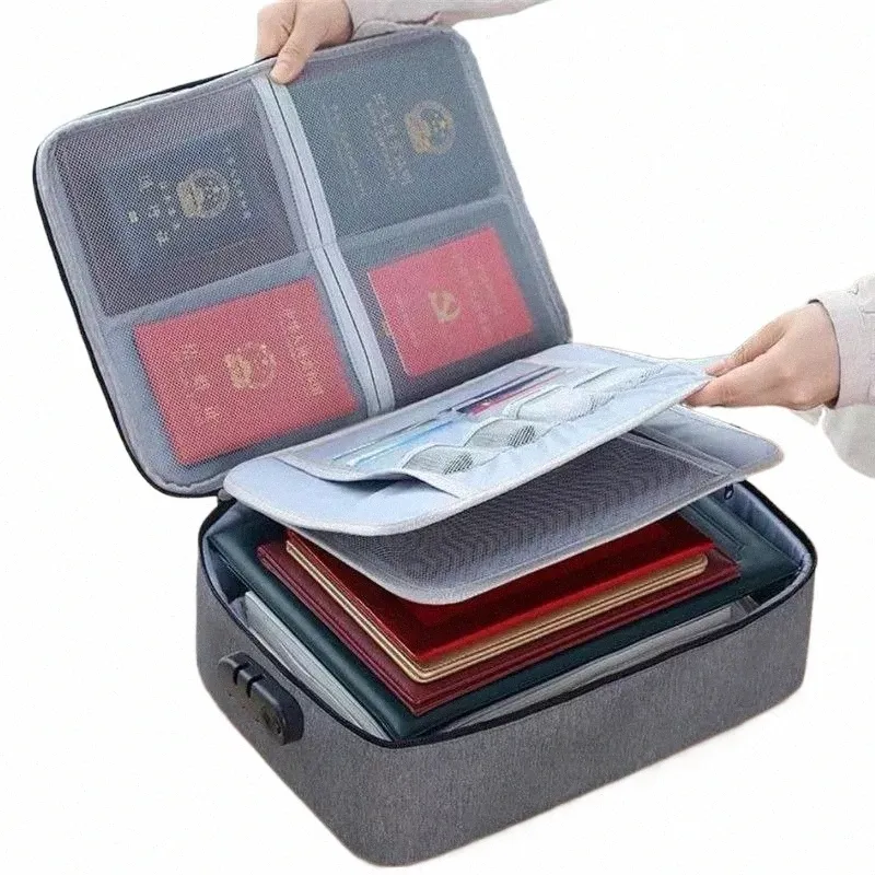 Multifunctial Briefcase Office Waterproof Document Storage Bag Busin ...
